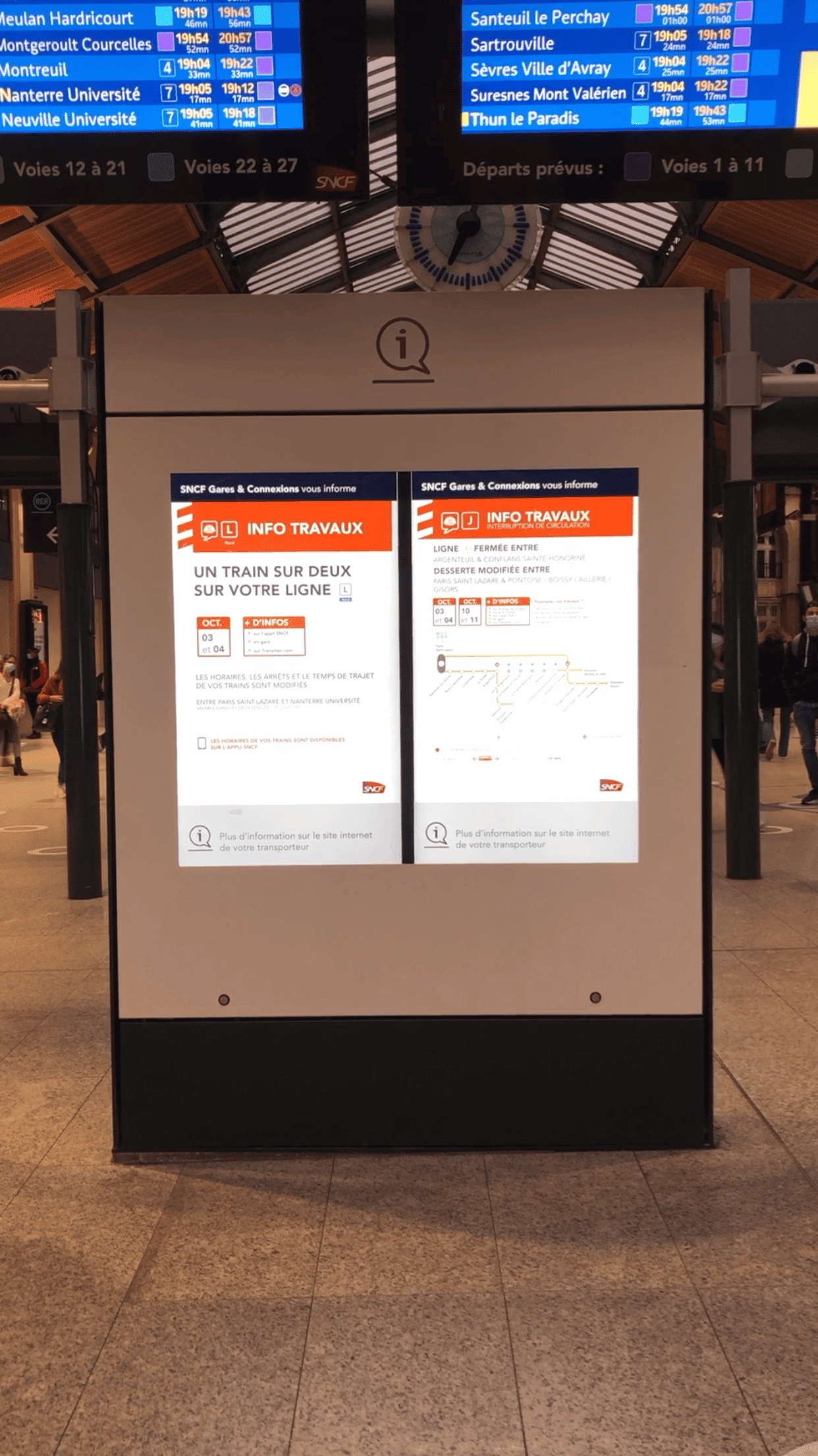 SNCF: Automating communication processes with digital signage - Telelogos